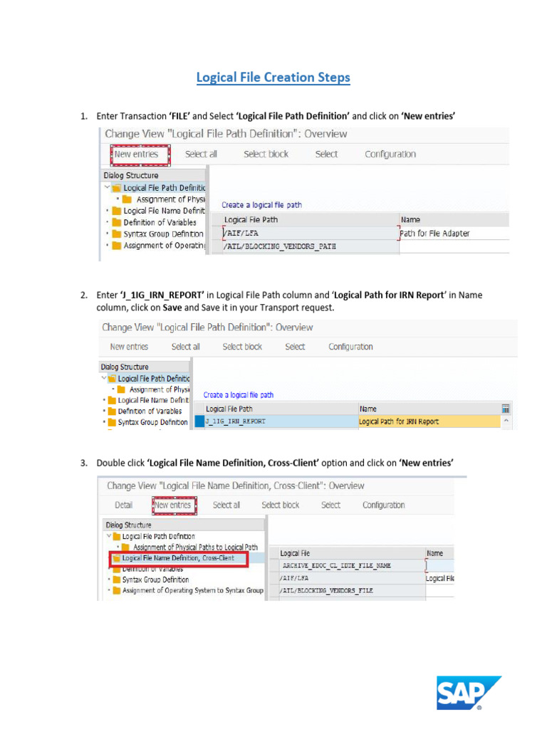 Logical File Creation Steps | PDF | Disclaimer | Information