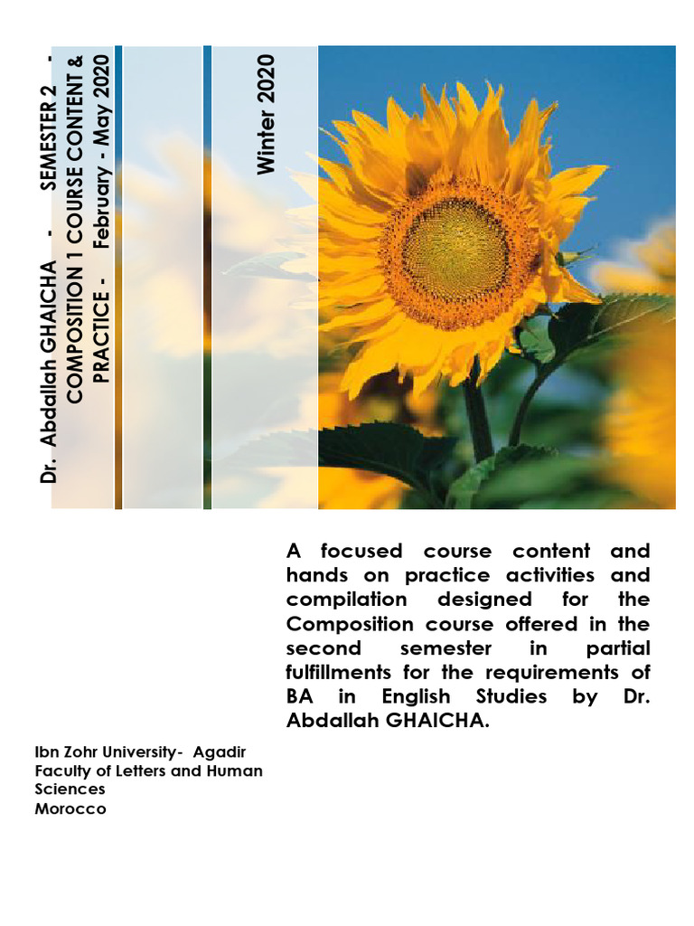 Composition 1 S2 2020 Final Pdf Paragraph Epidemiology