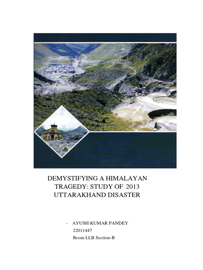 Uttarakhand 2013 Disaster Analysis | PDF | Nature | Natural Environment