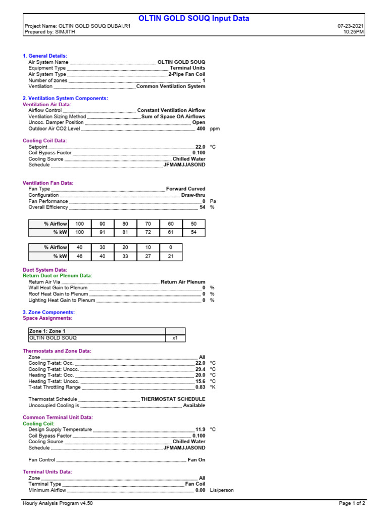 Heat Load Calculation | Download Free PDF | Thermostat | Ventilation ...
