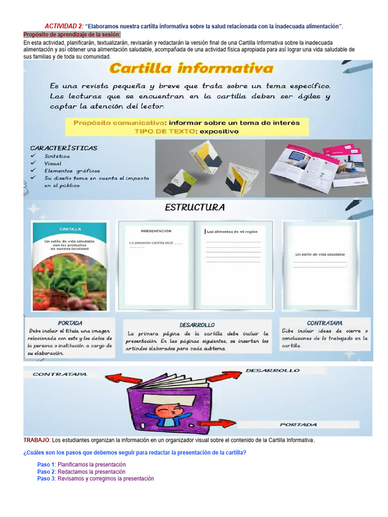 ACTIVIDAD 2 La Cartilla Informativa PDF | PDF