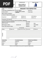 Inspection Request Form - Sample | PDF | Engineering | Science