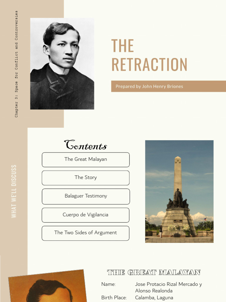 Lesson 3 The Retraction | PDF | Philippines