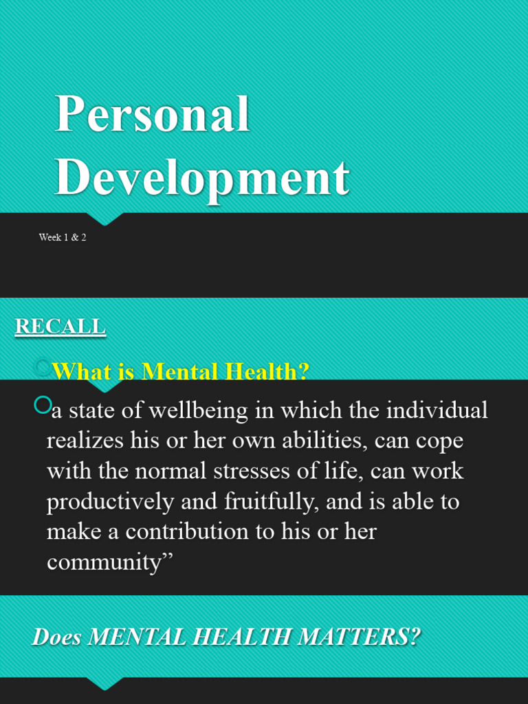 PerDev Lesson 1 | PDF | Love | Interpersonal Attraction