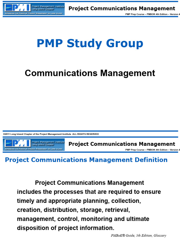 Project Communication Management 2 | Download Free PDF | Communication ...