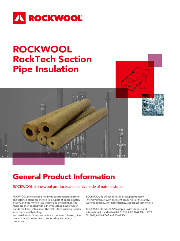 Rockwool-Rocktech-Spi en Ds 202007 | PDF | Pipe (Fluid Conveyance ...