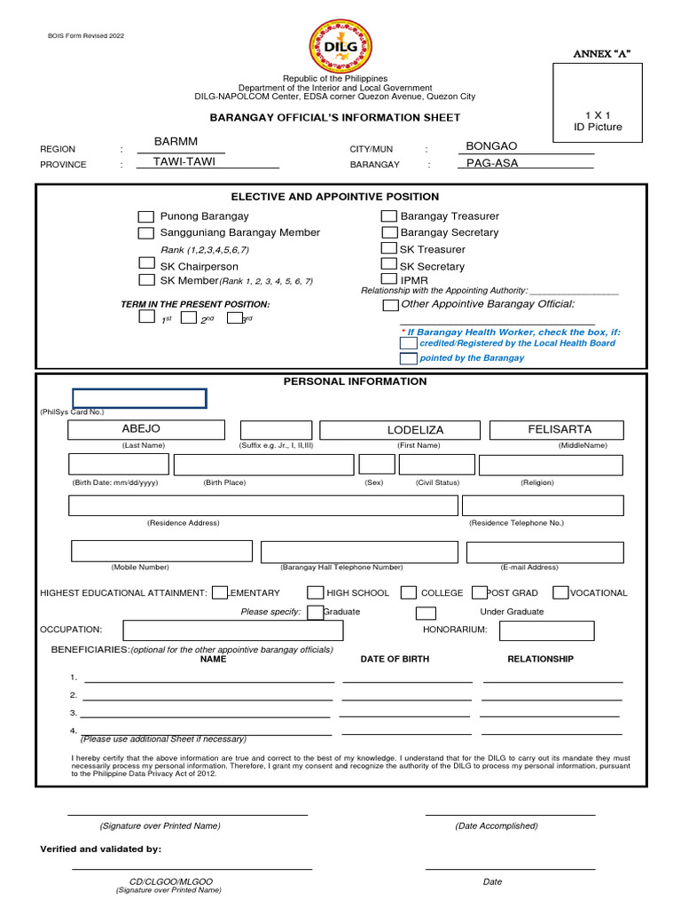 Dilg Bois | PDF | Government