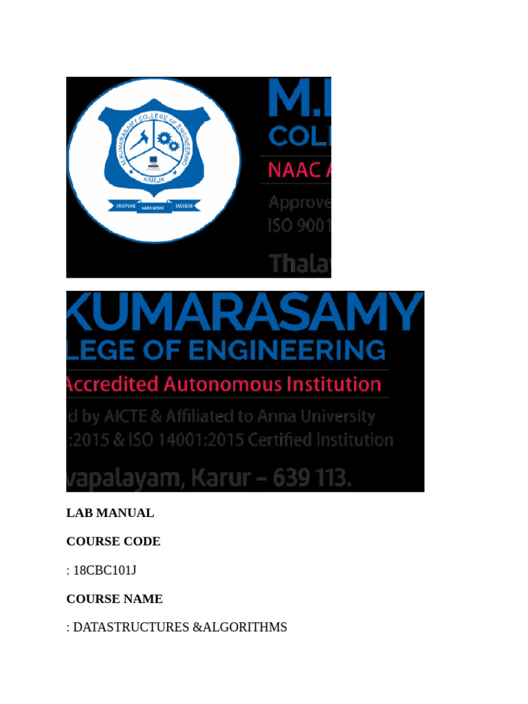 Dsa Lab01-1 | PDF | Algorithms And Data Structures | Computer Programming