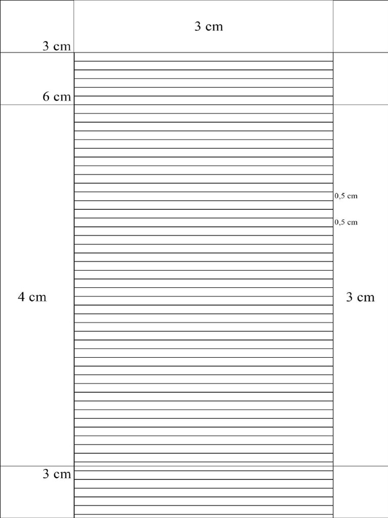 Format Penulisan Margin 433 | PDF