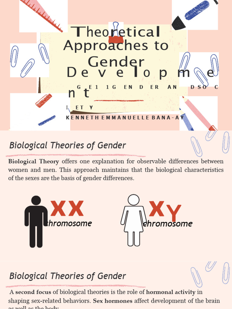 Theoretical Approaches On Gender Development | PDF | Gender | Gender ... Theoretical Approaches On Gender Development | PDF | Gender | Gender ...