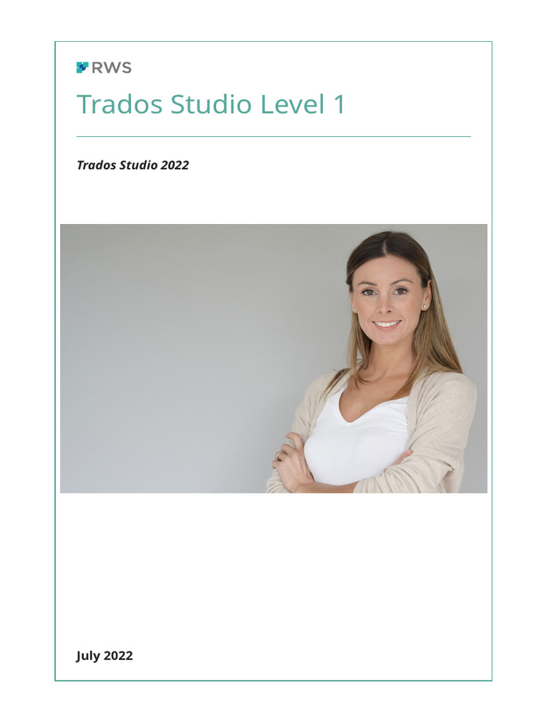 Trados Studio Level 1 Workbook | Download Free PDF | Computing | Software