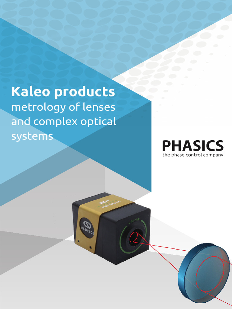 PHASICS Brochure Optical Metrology Solutions Kaleo Products V9 | PDF ...