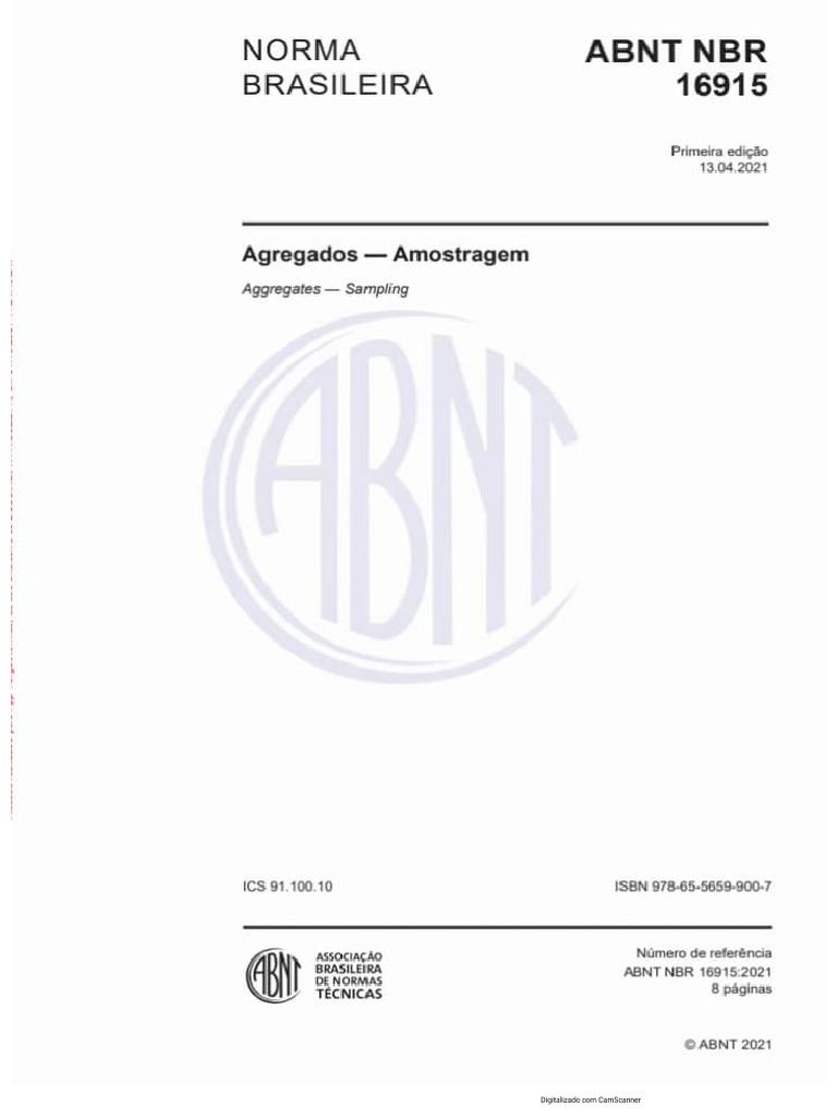 NBR - 16915 Agregados | PDF