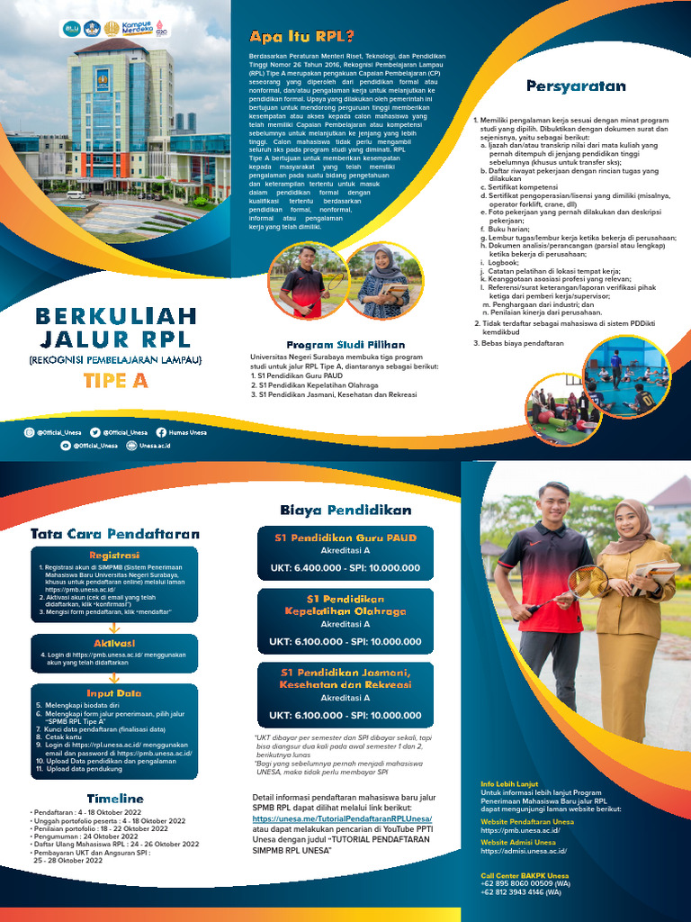 Brosur RPL Tipe A (Final) | PDF