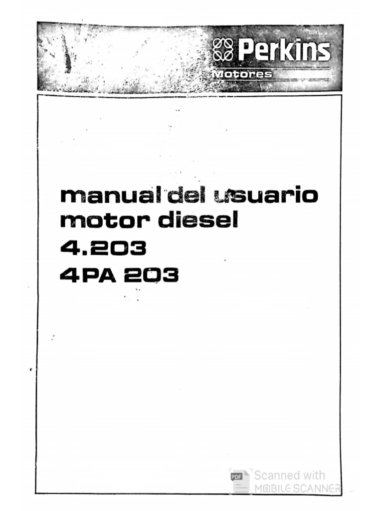 Manual Motor Perkins | PDF