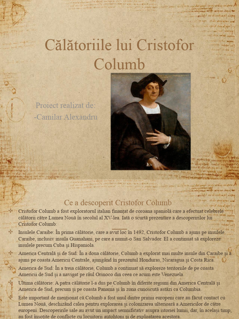 Cristofor Columb | PDF