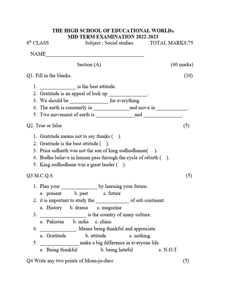 Class 6 SST | PDF | Indian Philosophy | Indian Religions