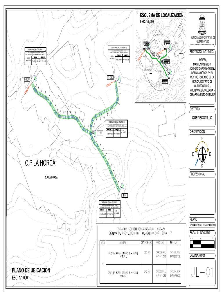 UyL-01 (DREN LA HORCA) - UyL-01 | PDF | Geodesia | Tecnología geográfica UyL-01 (DREN LA HORCA) - UyL-01 | PDF | Geodesia | Tecnología geográfica