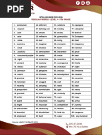 5th Grade Spelling Bee Word List | PDF