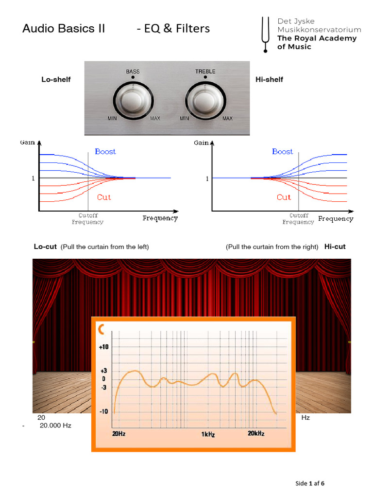 Audio Basics II EQ-Filters | PDF | Equalization (Audio) | Signal Processing