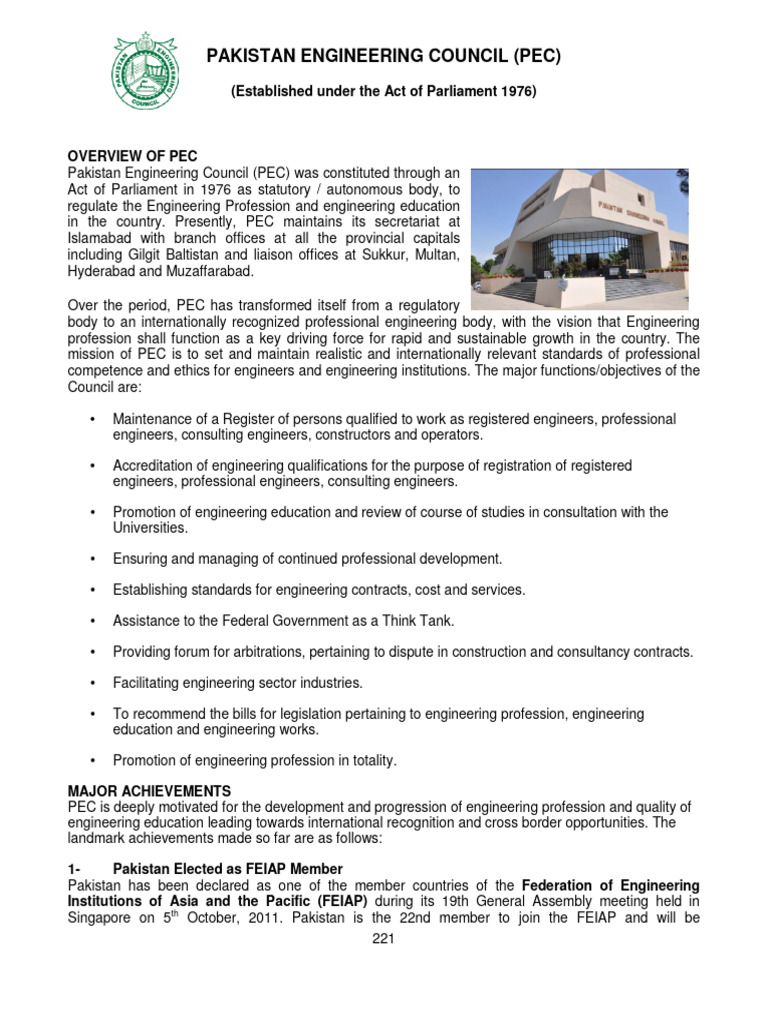 21-221-227pakistan Engineering Council | PDF | Renewable Energy | Engineer