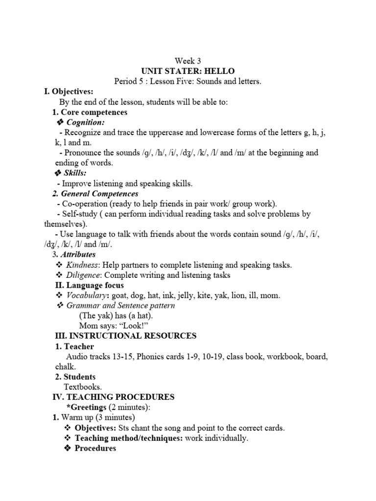 Week 3 | Download Free PDF | Phonics | Teaching Method