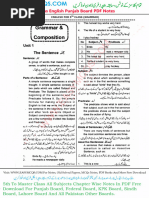 FBISE E SHEET English-SSC Part-1-20 Pages | PDF