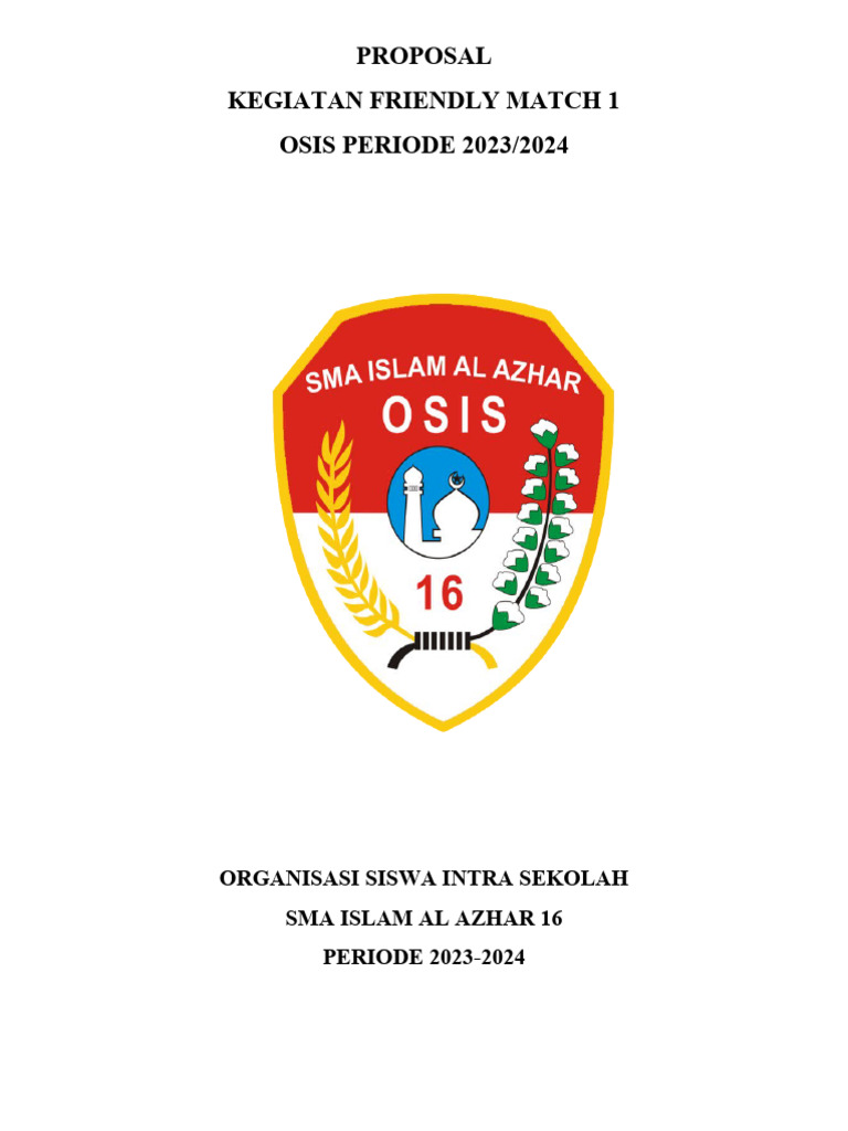 Proposal Dekor Ruang Osis | PDF