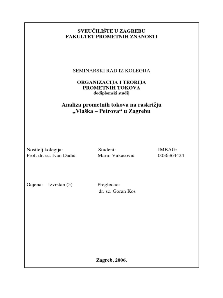 Primjer Seminarskog Rada 2 | PDF