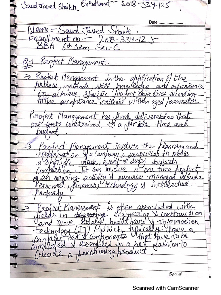 Bba Answer Sheet | PDF