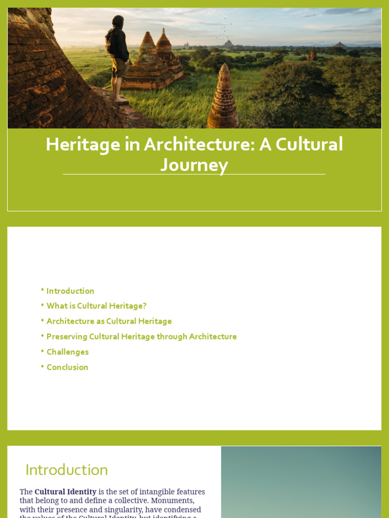 Preserving Cultural Heritage in Architecture | PDF | Cultural Heritage ...
