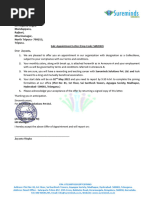 Deloitte Offer Letter | PDF