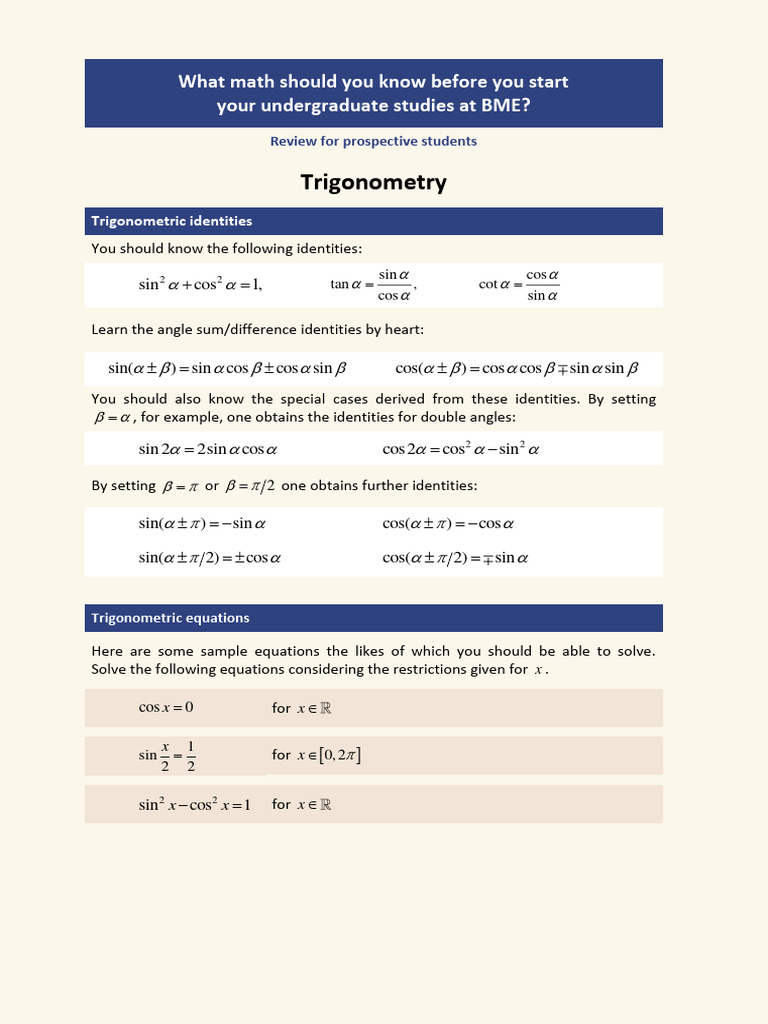 Trigonometria-V5 EN | PDF | Trigonometric Functions | Mathematical Objects