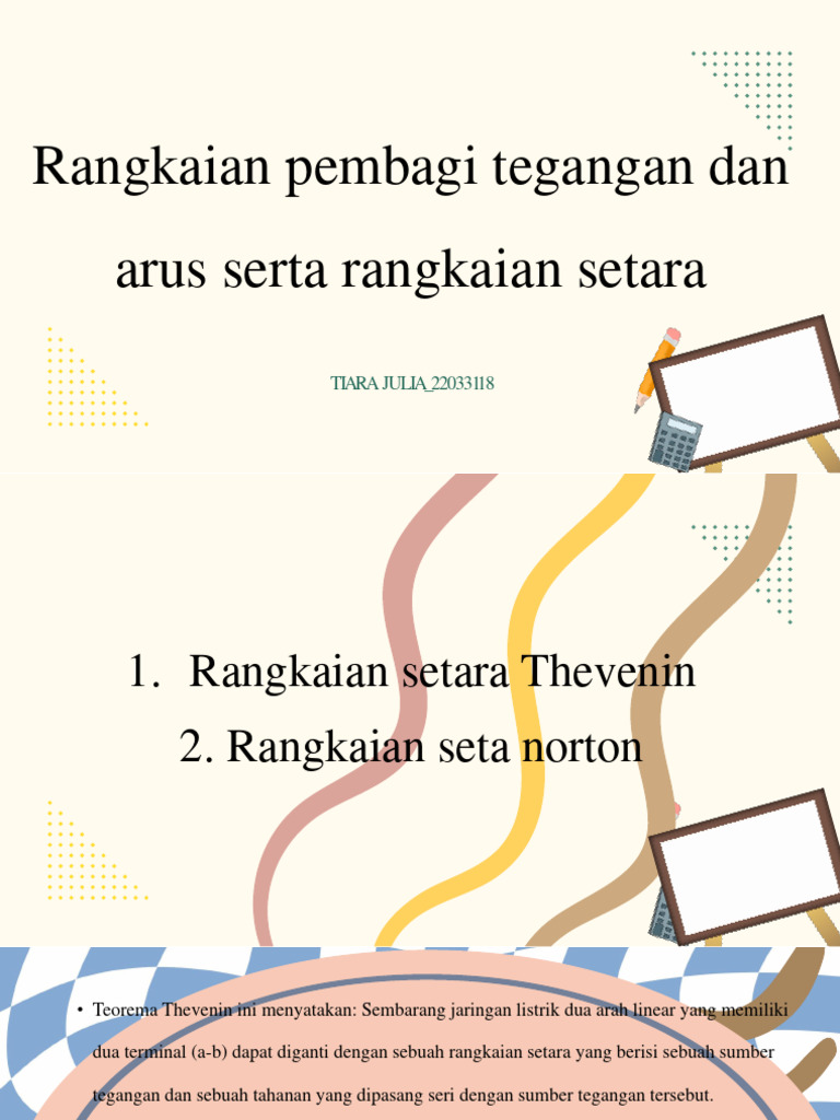 Rangkaian Setara Thevenin dan Norton | PDF | Metode & Bahan Ajar