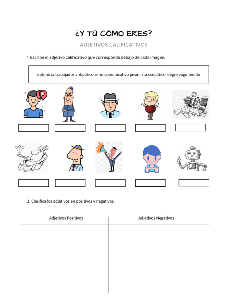 Adjetivos de La Personalidad | PDF