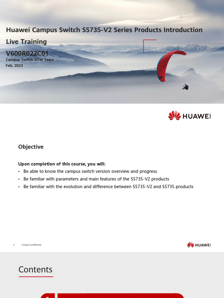 Huawei Campus Switch S5735-V2 Series Products Introduction Live ...