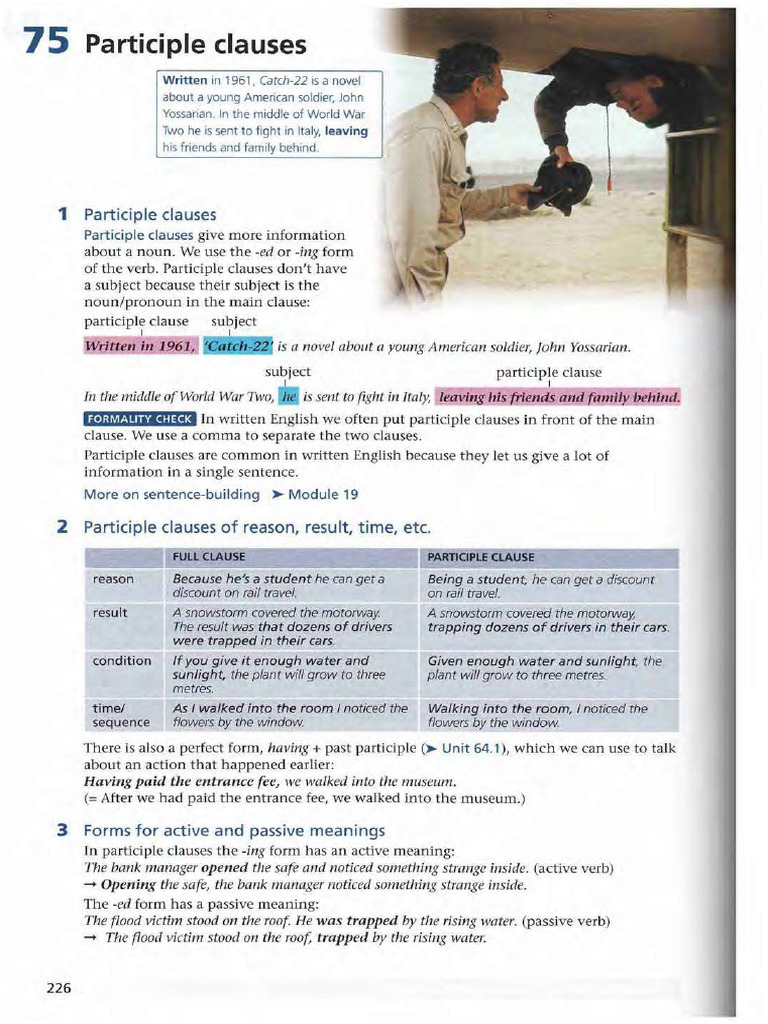 Participle Clauses | PDF