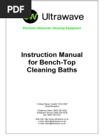 Industrial Ultrasonic Cleaner Manual | PDF | Ultrasound | Vacuum Tube