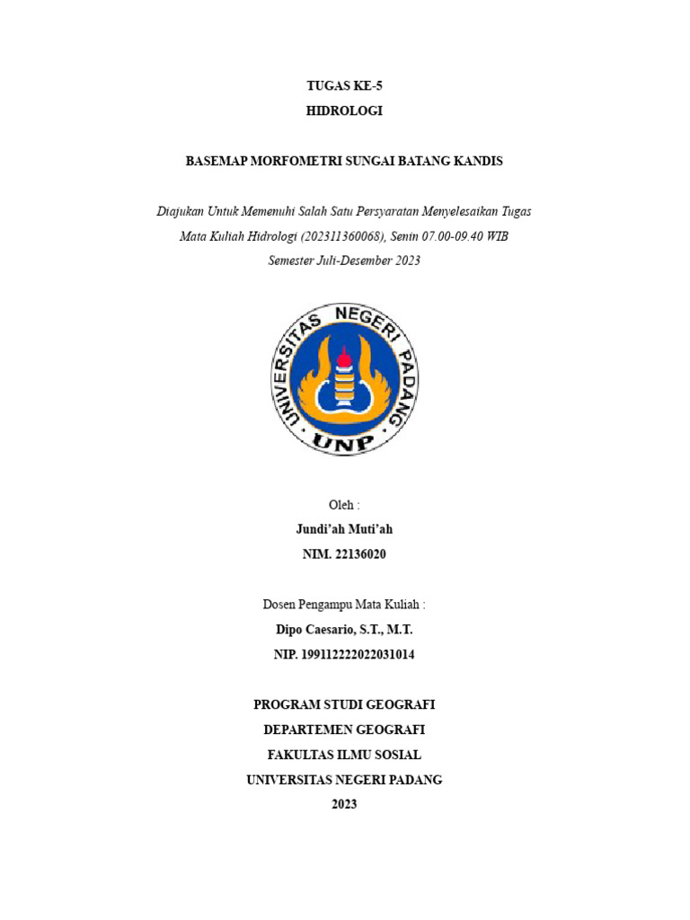 Jundi'ah Muti'ah - Tugas Individu 5 | PDF