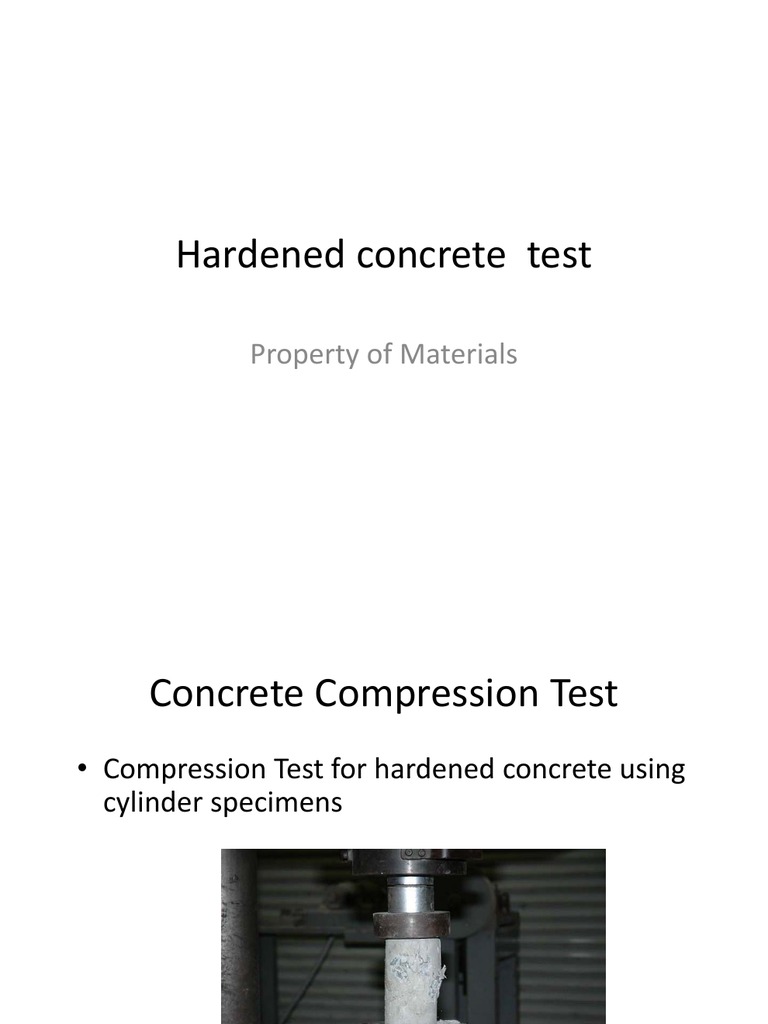 Concrete Compression Test | PDF
