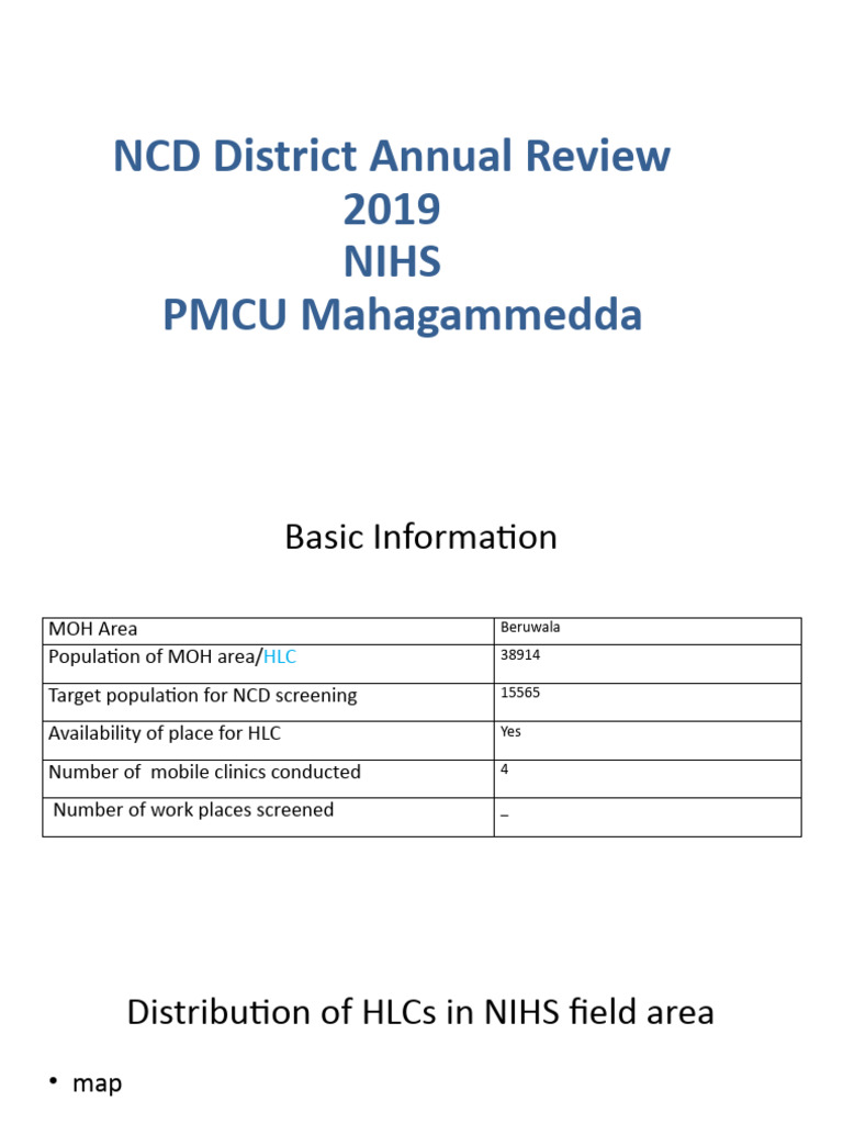 NCD Screening and Follow-Up Overview | PDF | Cardiovascular Diseases ...
