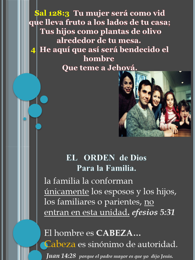 -El Orden de Dios Para La Familia | PDF | Cristo (título)
