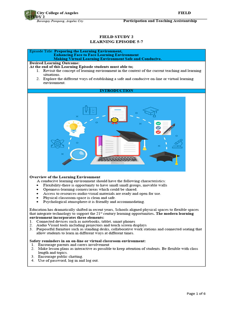 Field Study 2 Episode 5 7 | PDF | Learning | Classroom