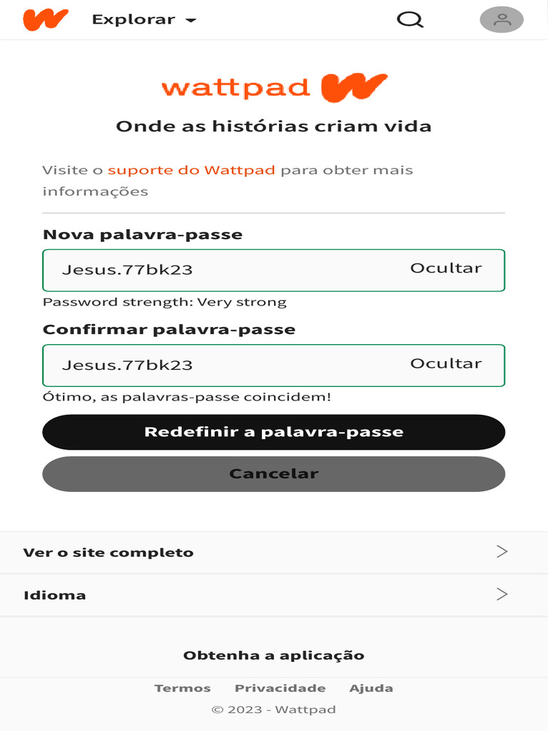 Wattpad Português - Onde As Histórias Criam Vida | PDF