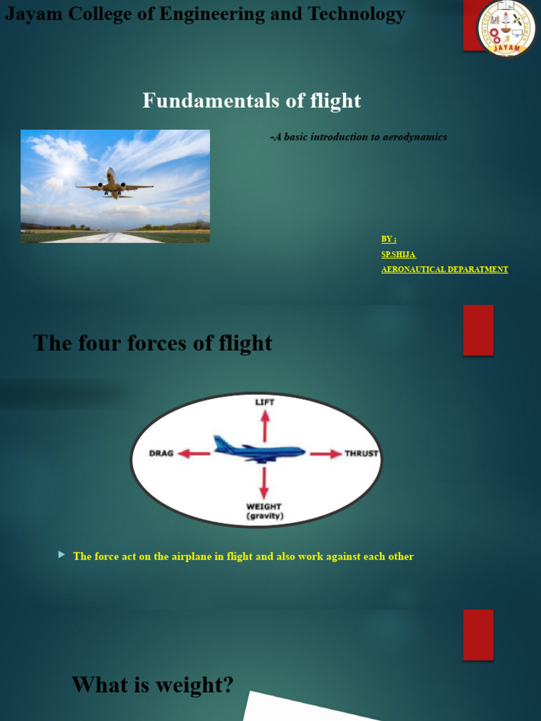 Introduction to Aerodynamics and Flight | PDF
