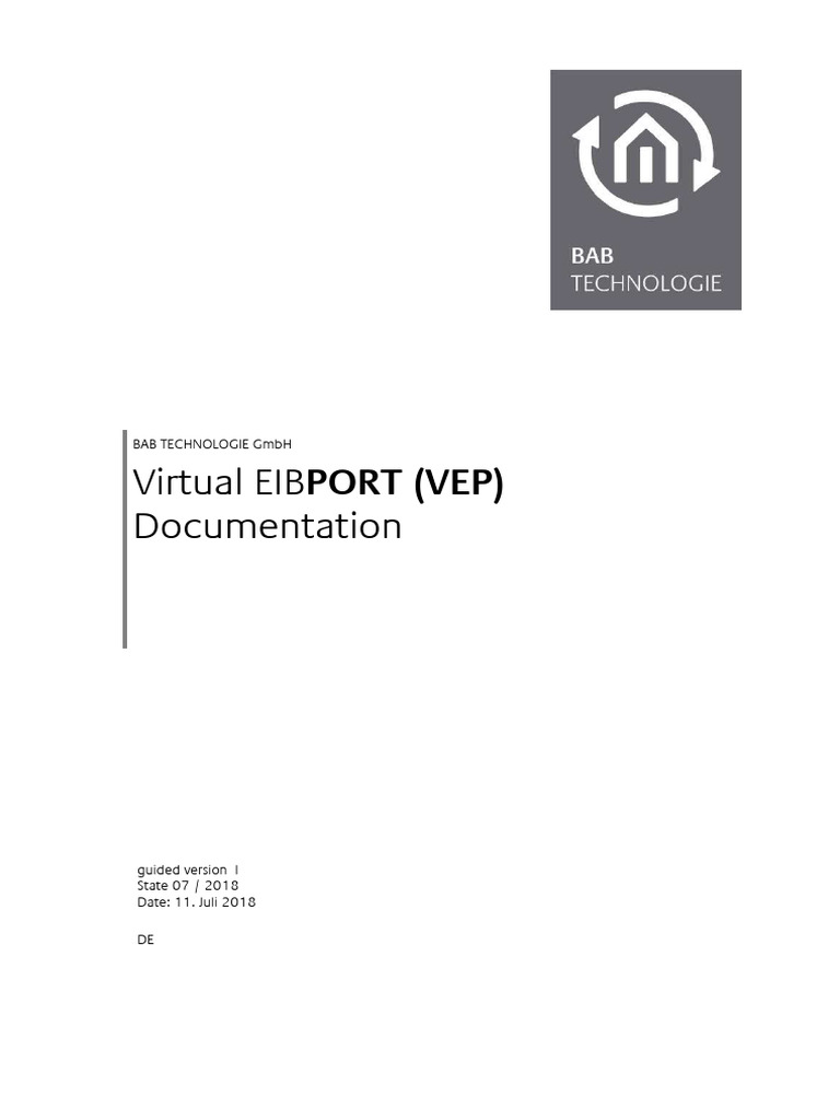 VEP Documentation EN 20180710 | PDF | Menu (Computing) | Graphical User ...