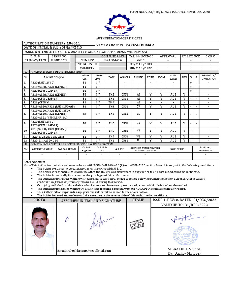 Rakesh Kumar | PDF | Aviation | Airbus