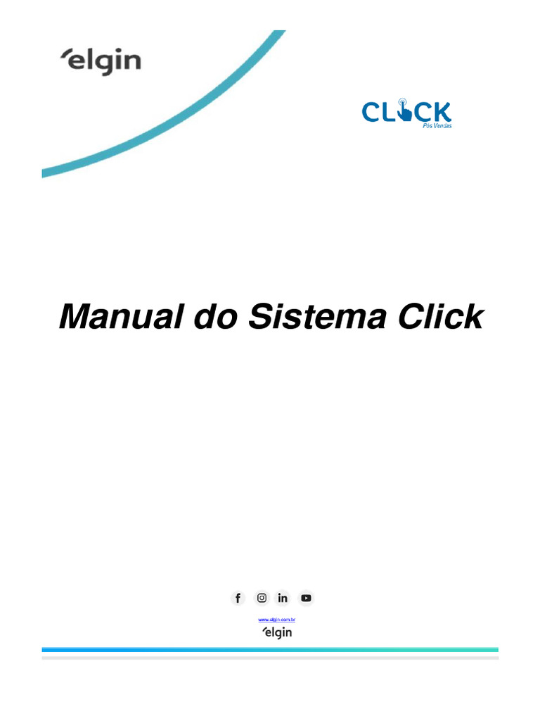 Manual Sistema Click 18 | PDF | Recibo | Rede de computadores