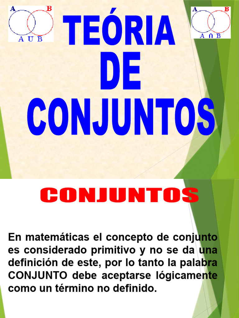 Introducción a los Conjuntos en Matemáticas | PDF | Conjunto ...
