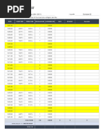 2025 Employee Time Sheet Template | PDF